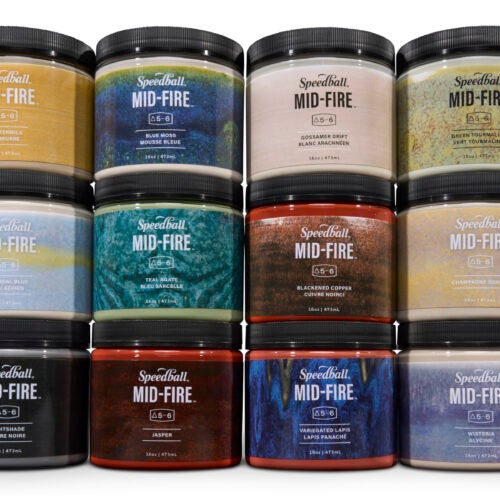 Mid-Fire Glaze Chart - Speedball Art