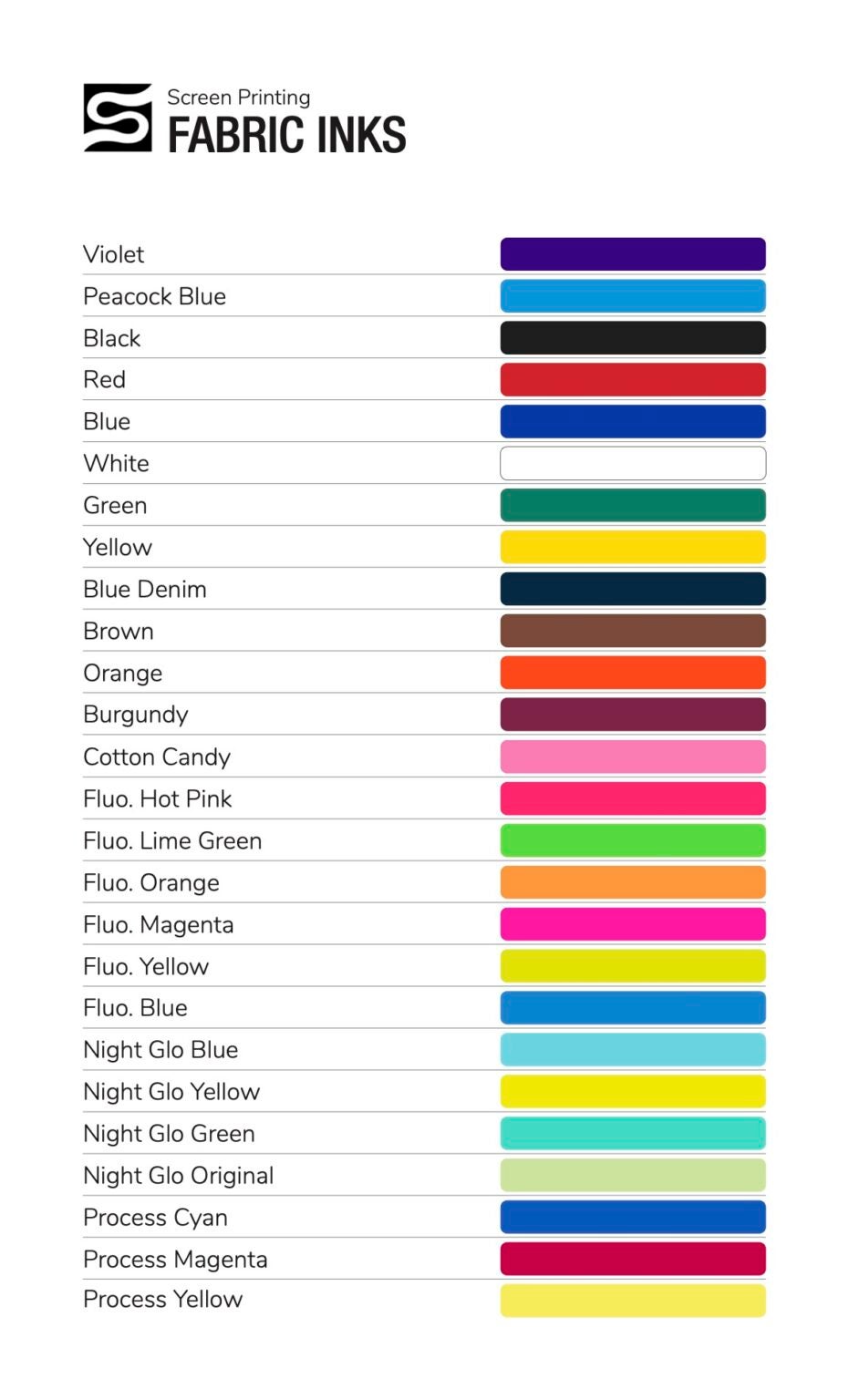 Fabric Screen Printing Inks - Speedball Art